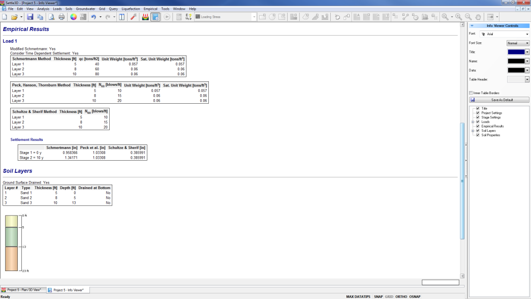 Settle3 Tutorials | 9 - Empirical Methods